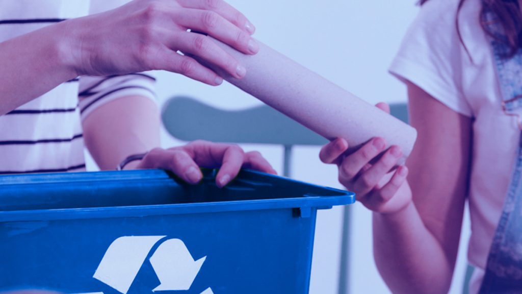 Qué tirar en el contenedor Azul | Reduce, Reutiliza, Recicla